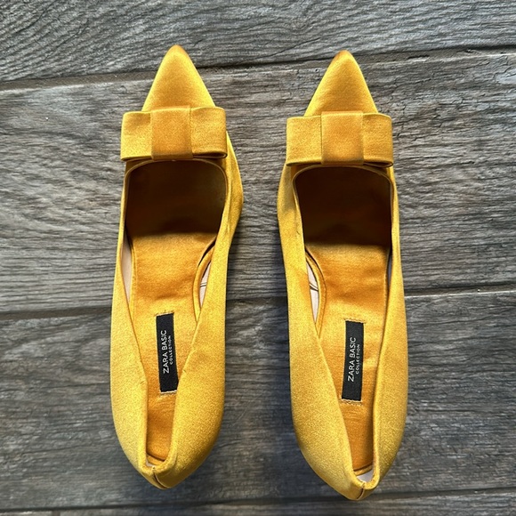 Zara | Shoes | Zara Basic Collection Satin Heels | Poshmark